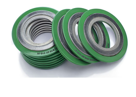 DN300 #150 RF 4.5mm Graphite Filler Spiral Wound Gasket With Inner And ...