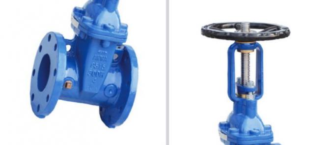 Cast Steel Gate Valve Asme B16.10 Dn100 Non Rising Stem Ansi/Awwa C550 ...